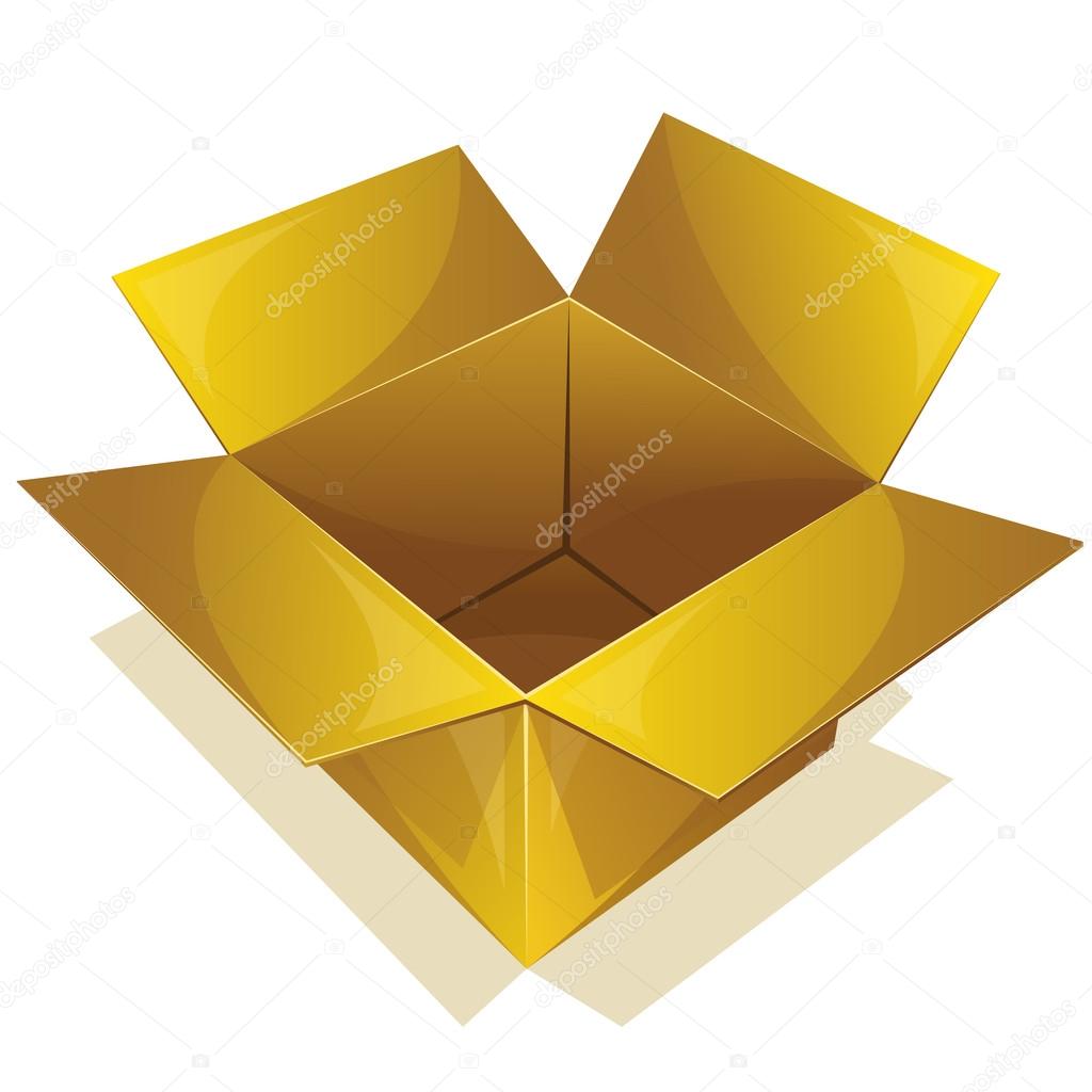 Empty yellow box Stock Vector Image by ©Zybr78 #29316743