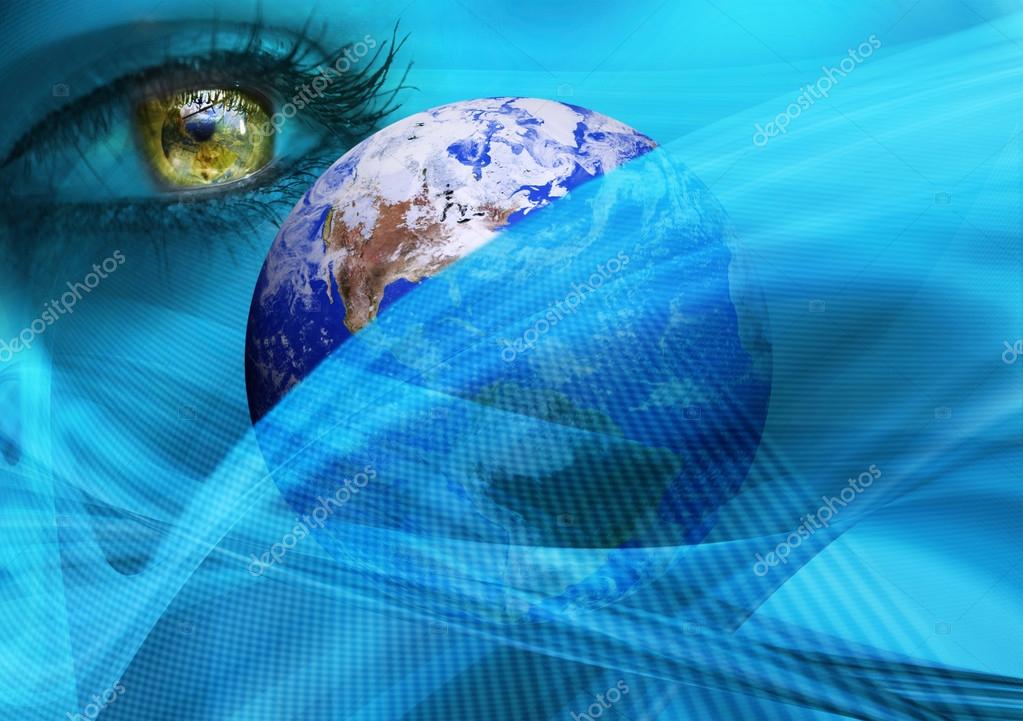 Earth, eye in space Stock Photo by ©almir1968 21283925