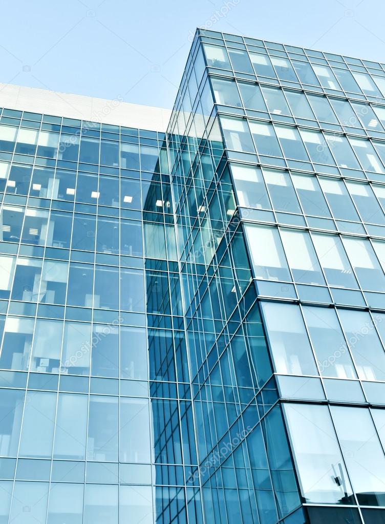 Modern Glass Buildings Concept