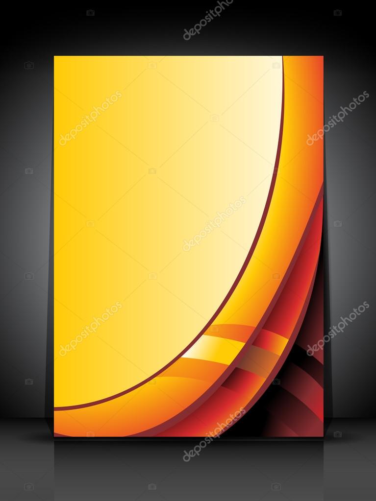 Professional business flyer template, brochure or cover design o Stock ...