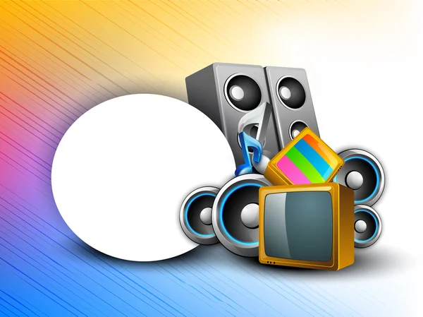 Colorful abstract speakers background. EPS 10 Stock Vector Image by ...