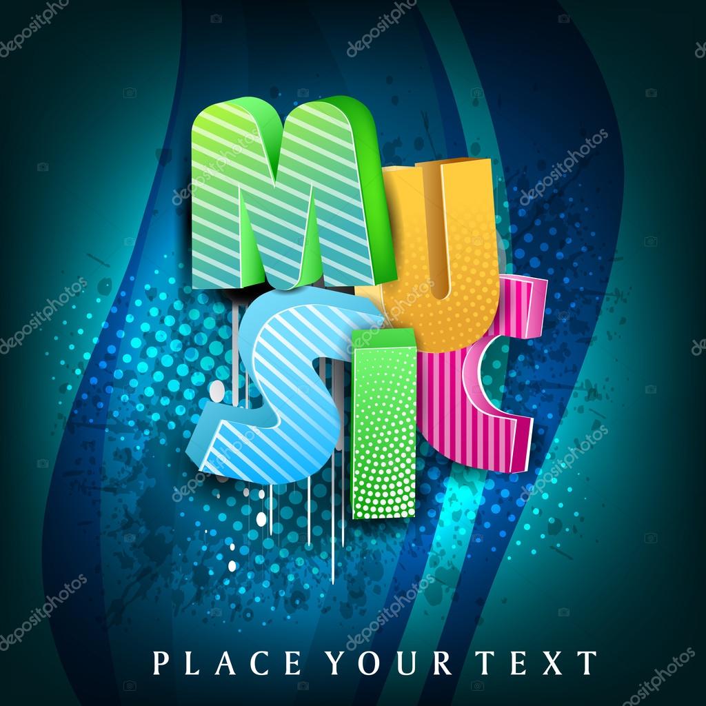 Stylized retro music background. EPS 10. Stock Vector Image by ...