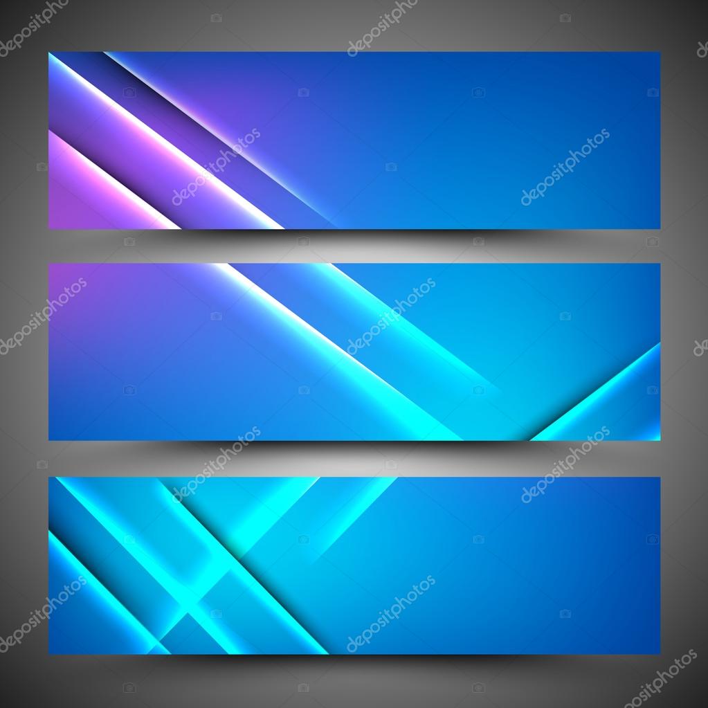 Website header or banner set. Stock Vector by ©alliesinteract 19467029