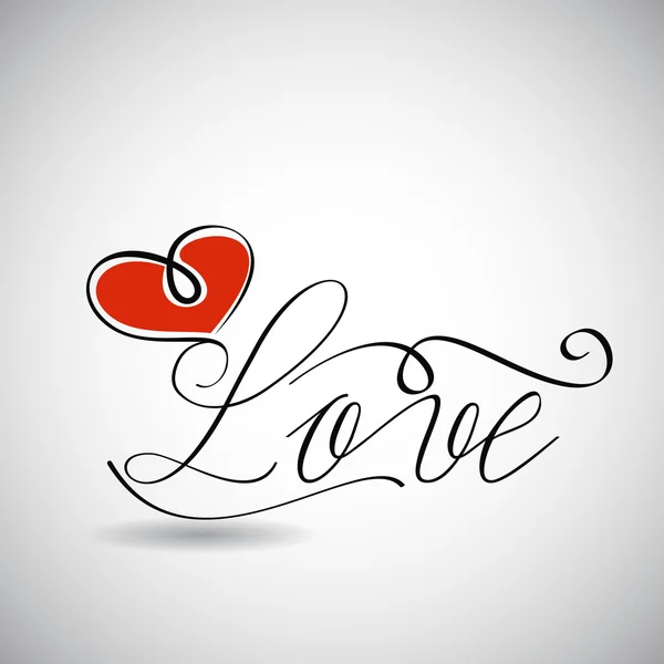 Love signature — Stock Vector © Ghenadie #1996926