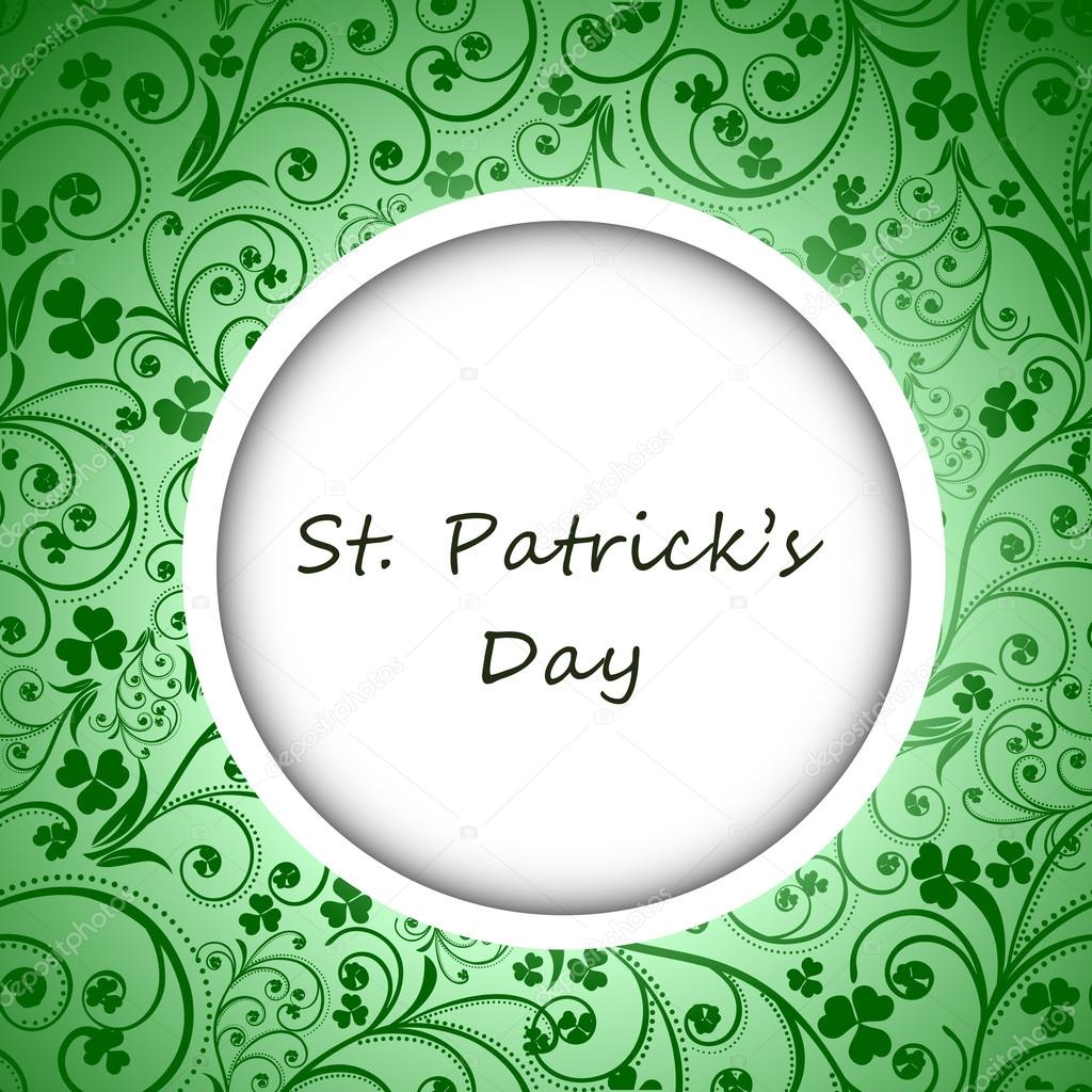 Seamless background for Happy St. Patrick's Day. Stock Vector Image by ...