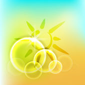 Abstract water wave with bubbles. — Stock Vector © alliesinteract #10250293