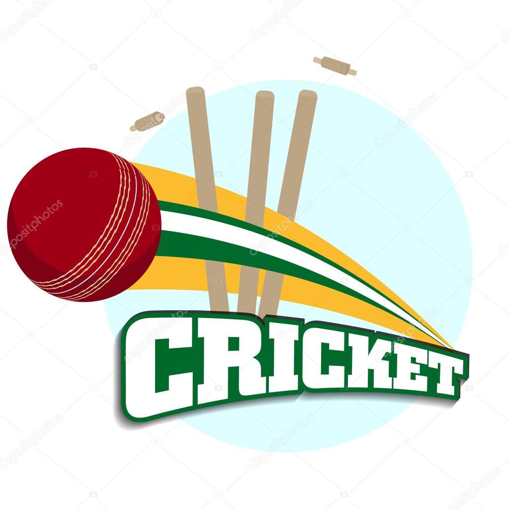 Abstract sports concept with shiny cricket ball on wave backgrou Stock ...