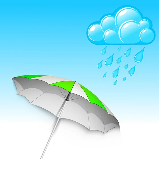 Abstract rainy season background with open umbrellas, — Stock Vector ... Abstract rainy season background with open umbrellas, — Stock Vector ...