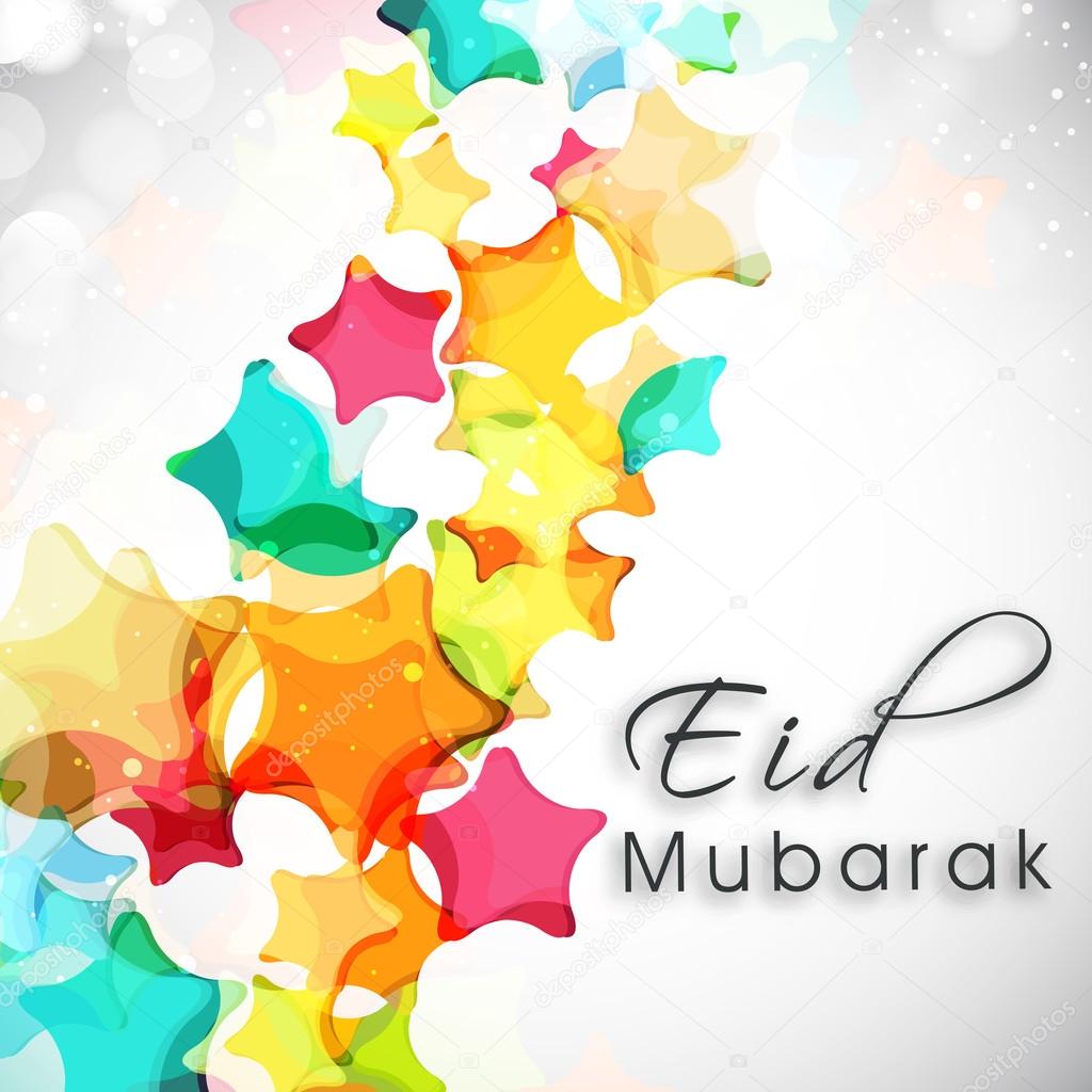 Abstract Muslim community festival Eid Mubarak background. Stock Vector ...