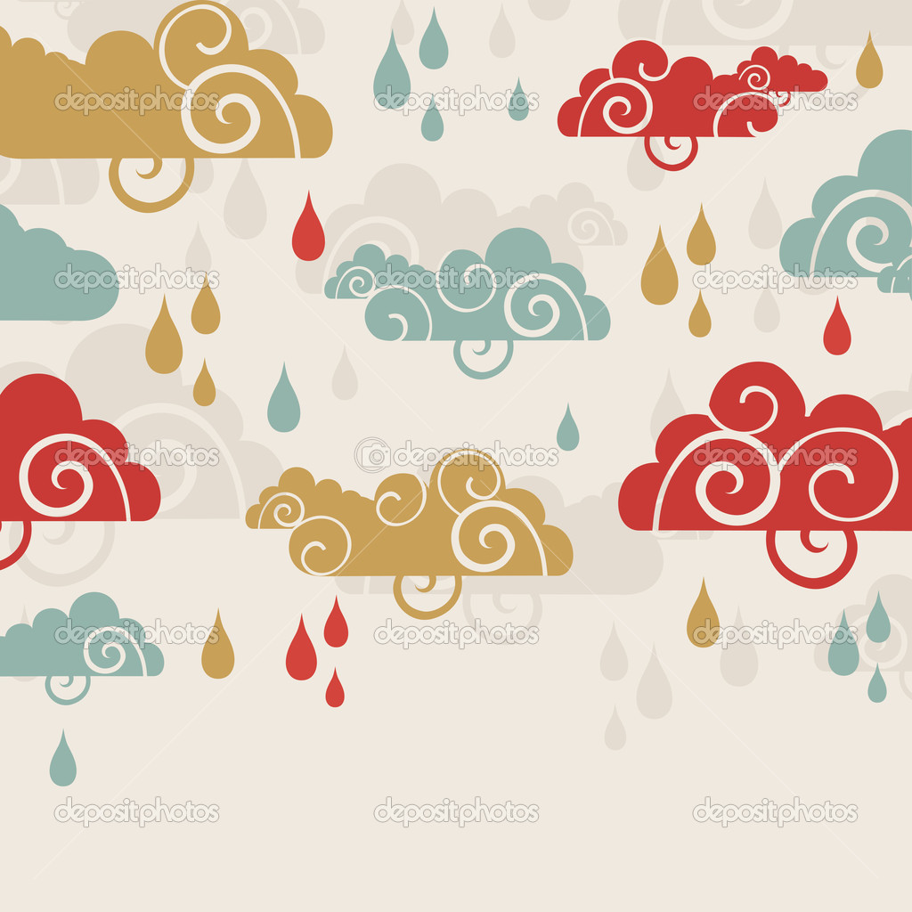 Abstract rainy season background. Stock Vector Image by ©alliesinteract ...