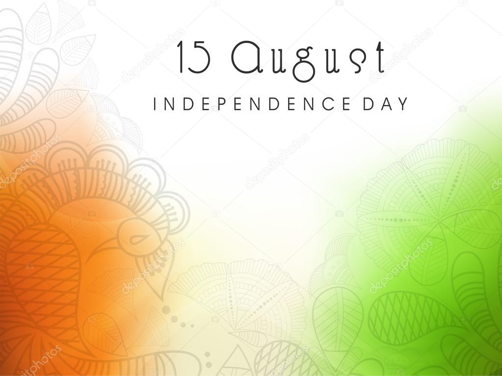 Beautiful floral background in national flag colors for Indian I Stock ...