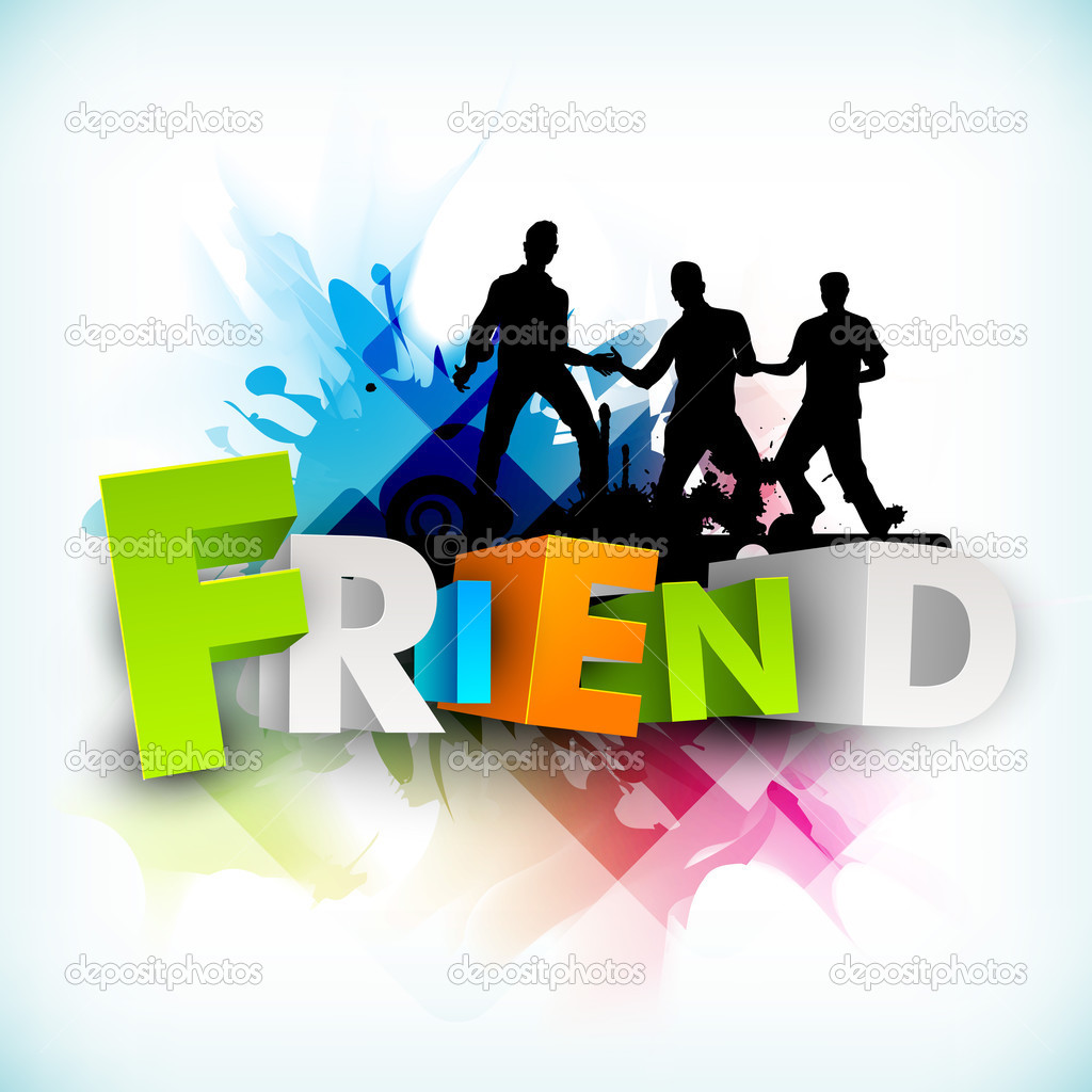 Happy Friendship Day background or concept. Stock Vector by ...