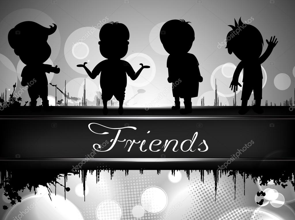 Happy Friendship Day background or concept. Stock Vector by ...