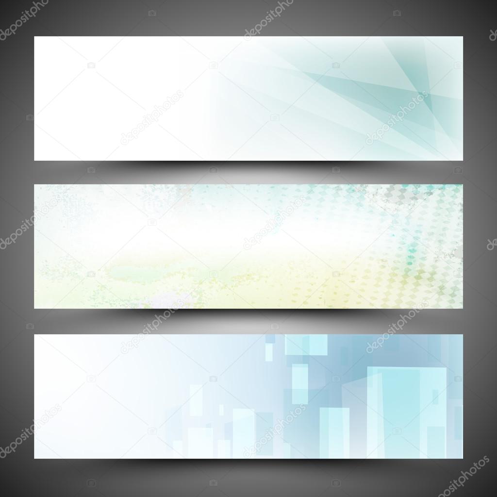 Website header or banner set. Stock Vector Image by ©alliesinteract ...