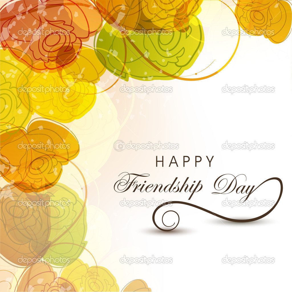Happy Friendship Day background or concept. Stock Vector by ...