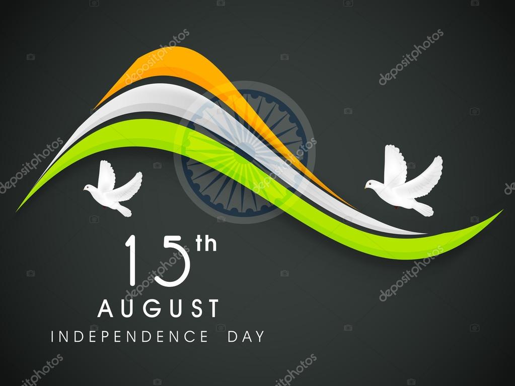 Indian Independence Day 15th August background. Stock Vector Image by ...
