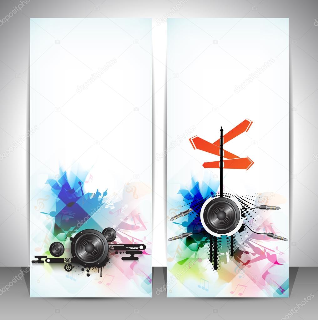 Musical banner set. Stock Vector Image by ©alliesinteract #29825723