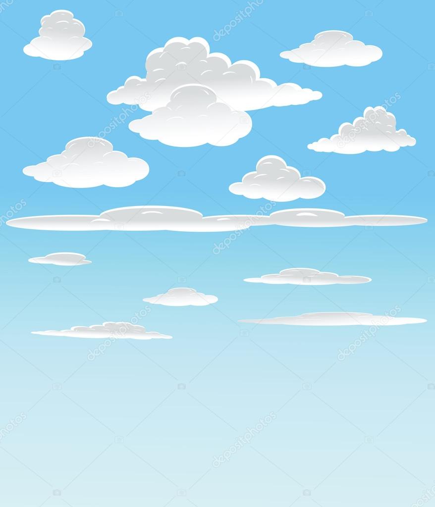 Vector fondo con cielo — Vector de stock #14843219 — Depositphotos