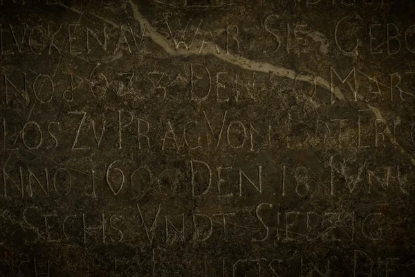 Letters carved in stone wall. Ancient Greek text Stock Photo by ©plrang ...