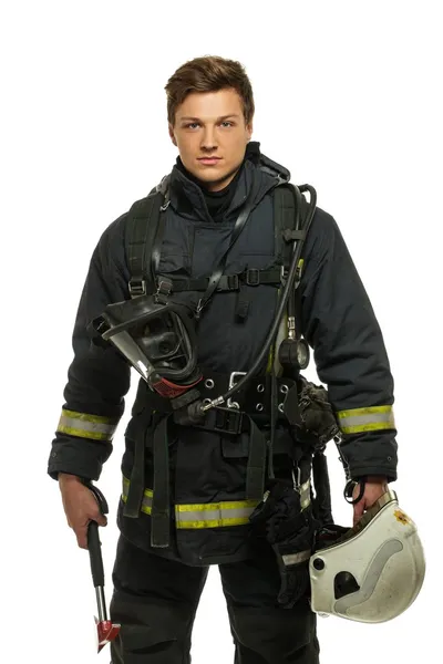 Handsome firefighter Stock Photos, Royalty Free Handsome firefighter ...