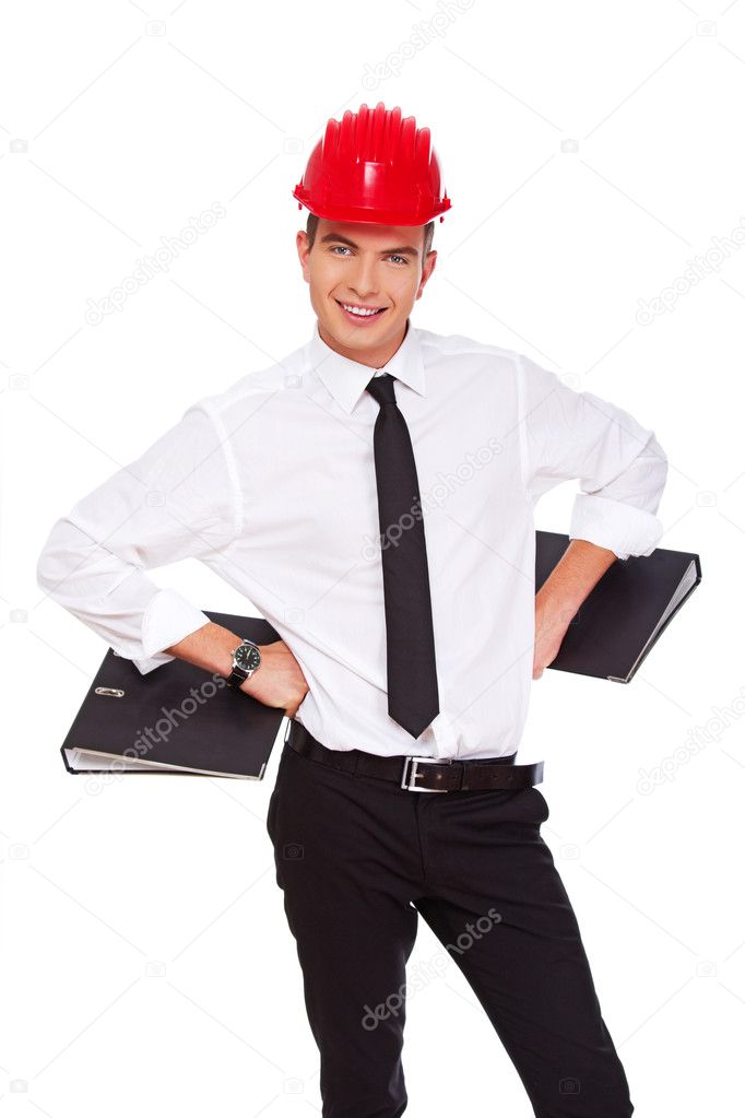 A young builder — Stock Photo © fxquadro #13184300