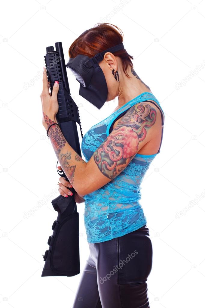 A masked punk — Stock Photo © fxquadro #13776910