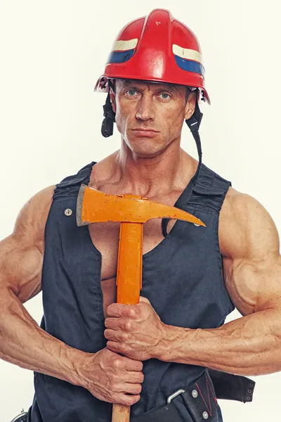 Muscle fireman Stock Photo by ©fxquadro 43743015