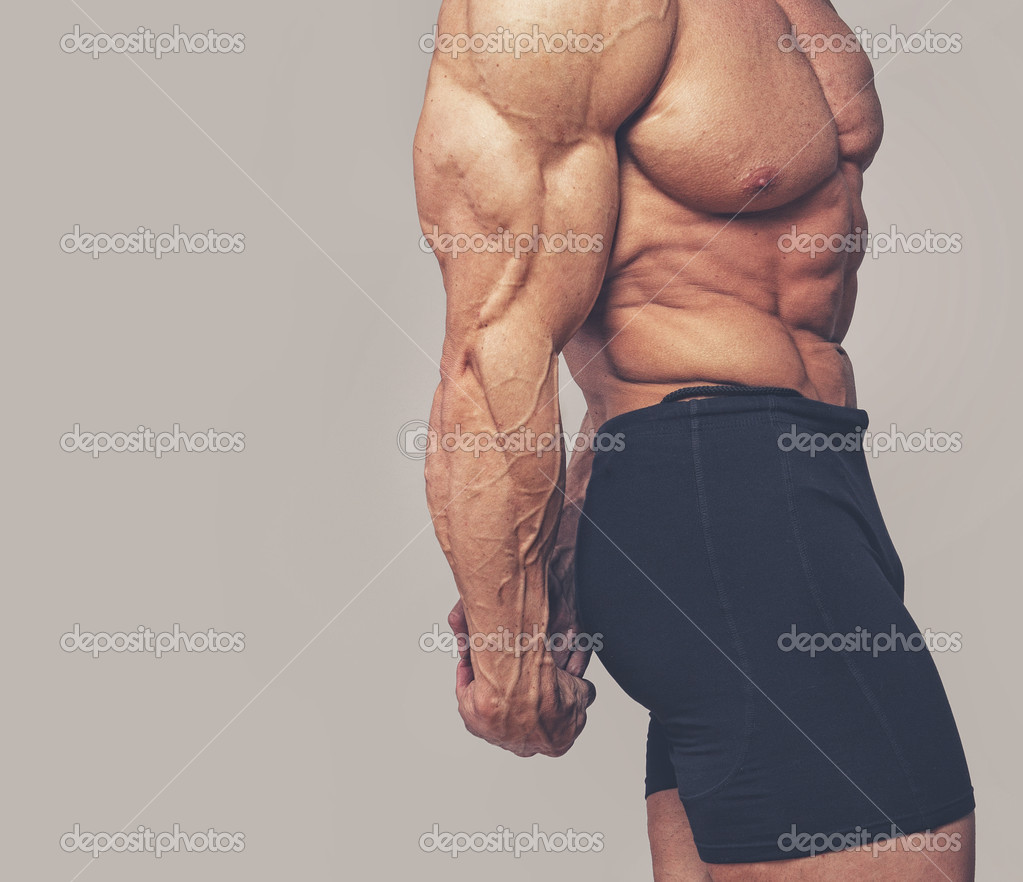 Muscle man — Stock Photo © fxquadro #44056309
