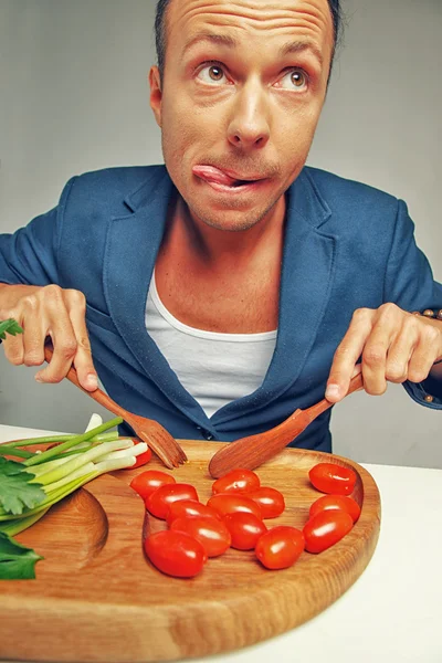 Hungry man - Stock Image - Everypixel