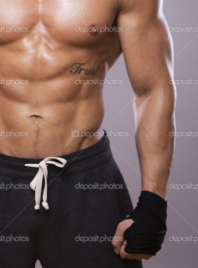 Muscle man body Stock Photo by ©fxquadro 45737893