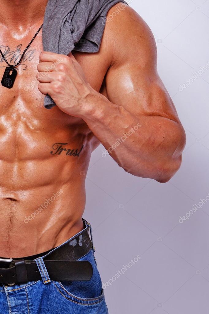 Muscle man body Stock Photo by ©fxquadro 45738029