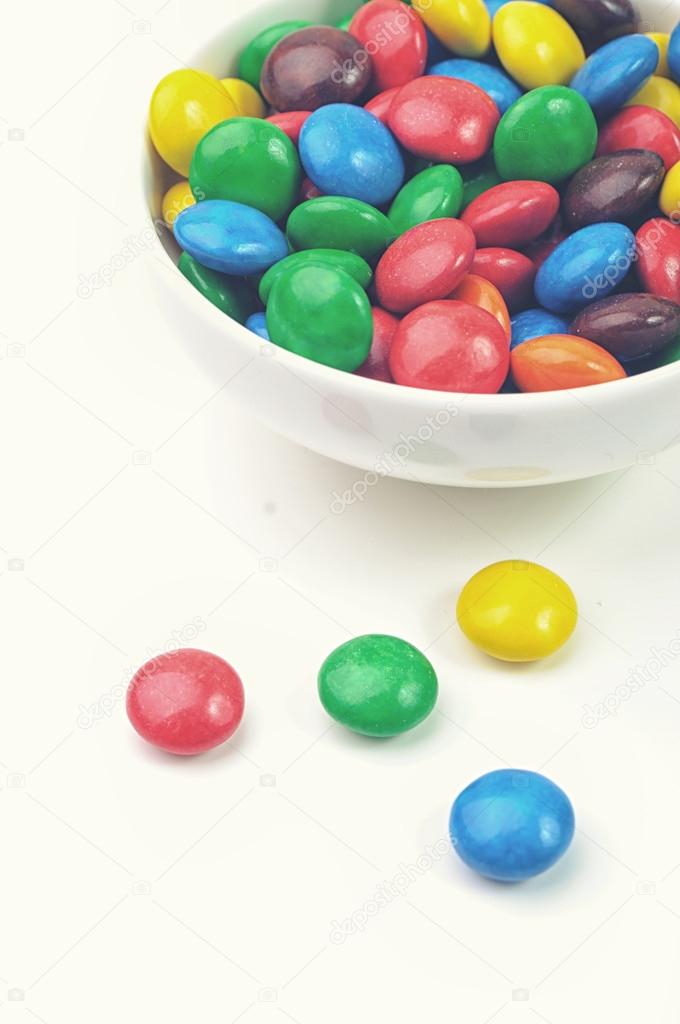 Multicolor candies — Stock Photo © fxquadro #45740475