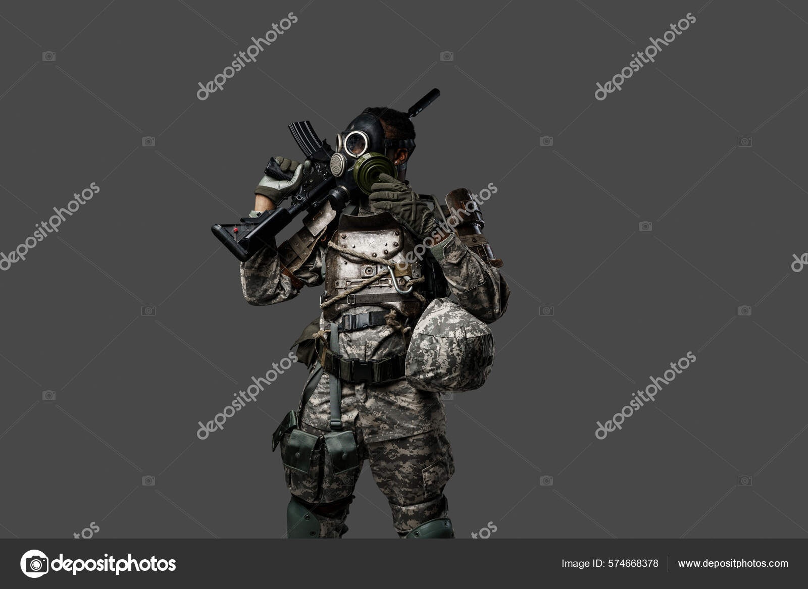 Futuristic Soldier Mask