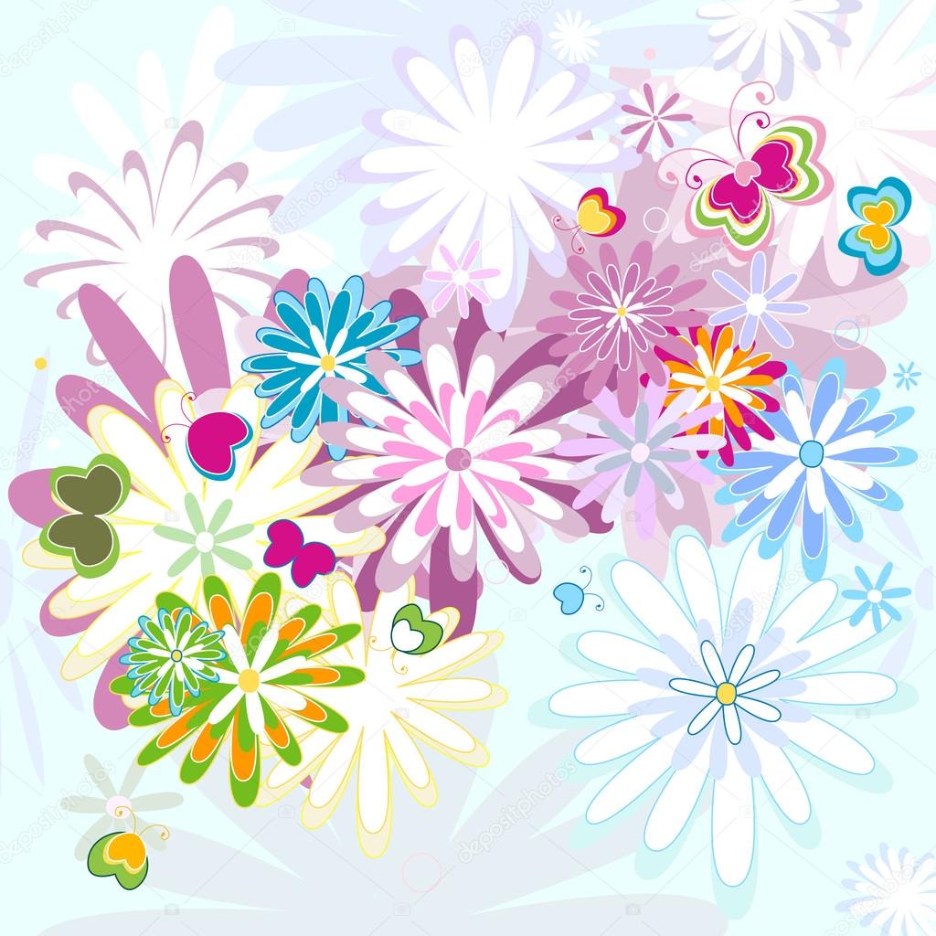Flower background Stock Vector Image by ©dip2000 #20423457