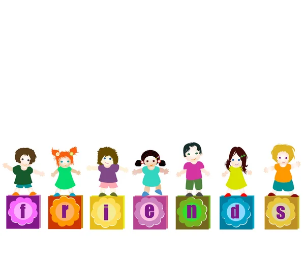 Happy kid jump number vector illustration Stock Vector Image by ...