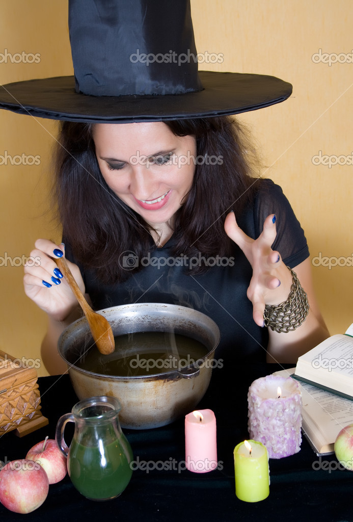 Witch making magic Stock Photo by ©Irina1977 29966953