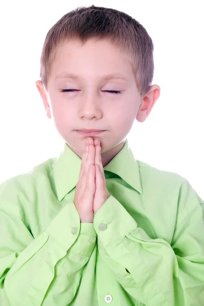 Boy praying 2 Stock Photo by ©luiscarceller 32493509