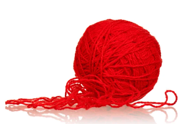 Red ball of yarn | Red ball of yarn — Stock Photo © DenisNata #10102922