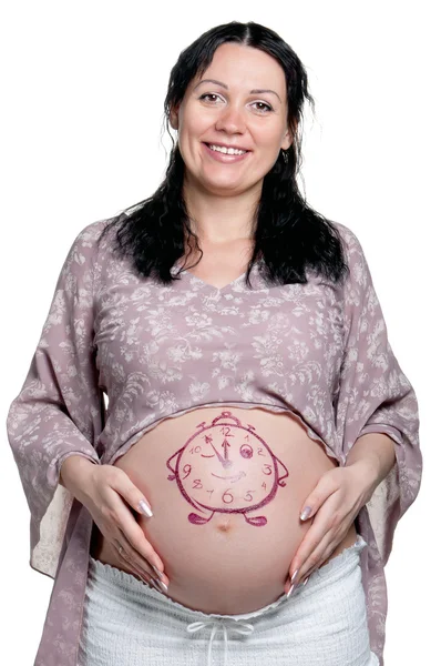 Tummy with drawing — Stock Photo © DenisNata #13513076