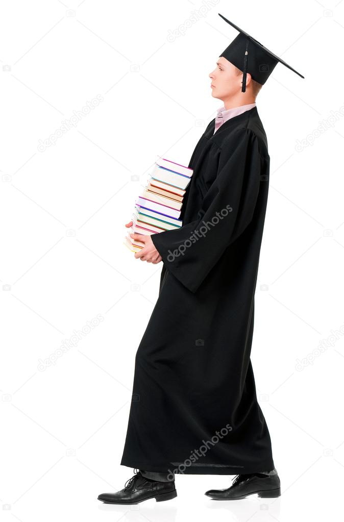 Graduating student man — Stock Photo © DenisNata #34790327
