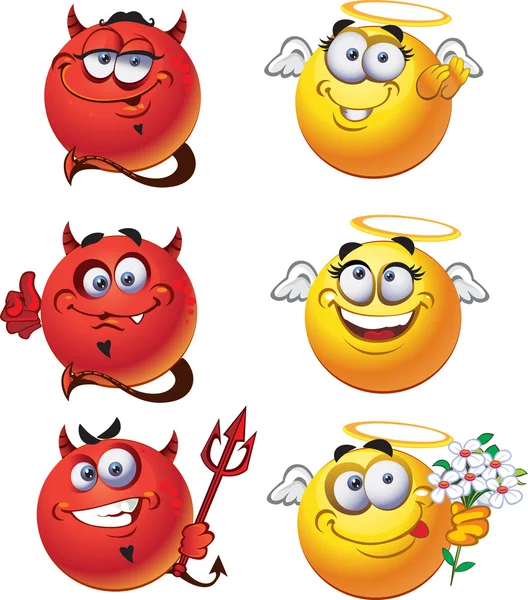 Set of batch smiles Stock Vector Image by ©yadviga #33359795