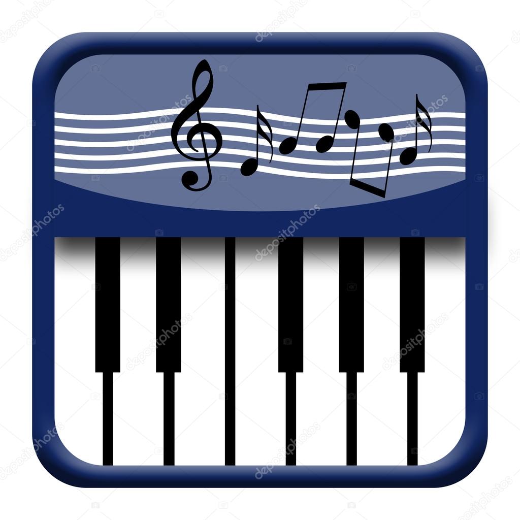 Piano icon Stock Photo by ©Skovoroda 13189688