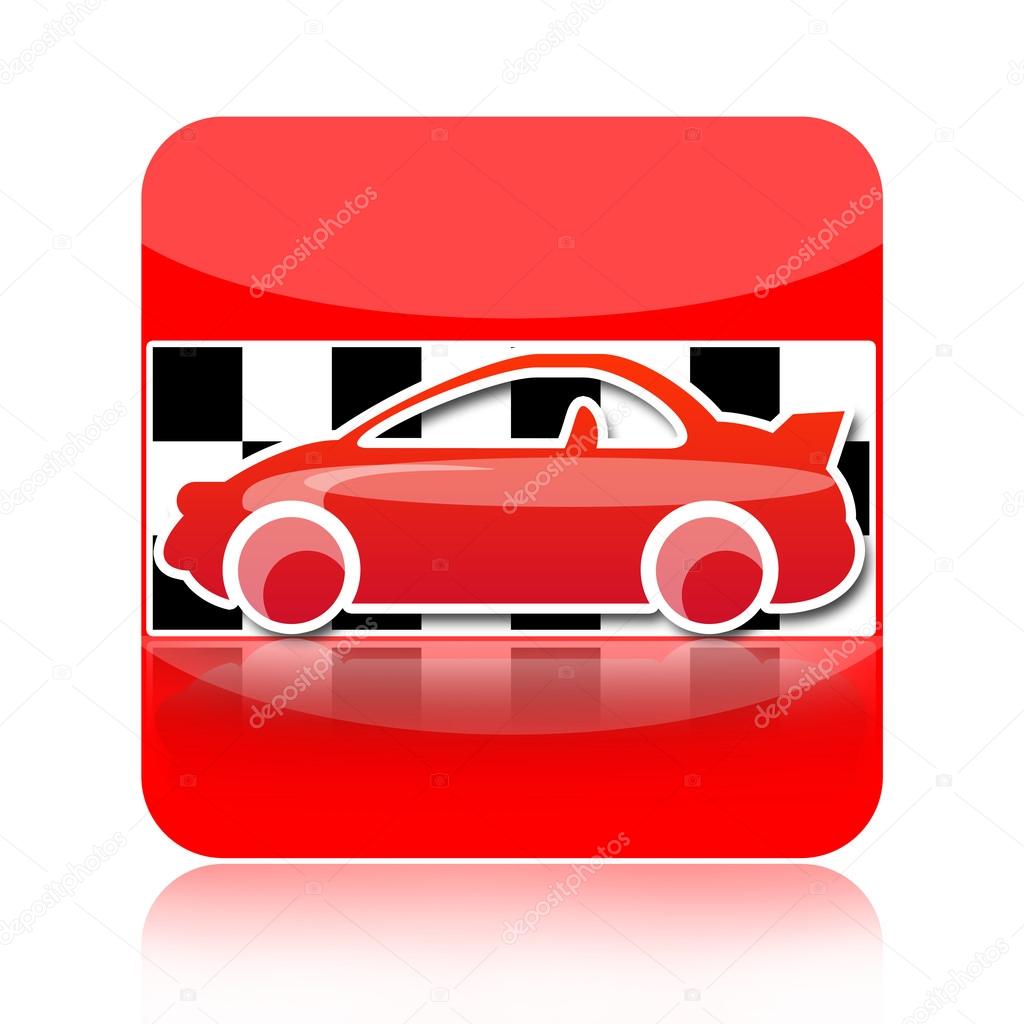 Race car icon Stock Illustration by ©Skovoroda #32883517