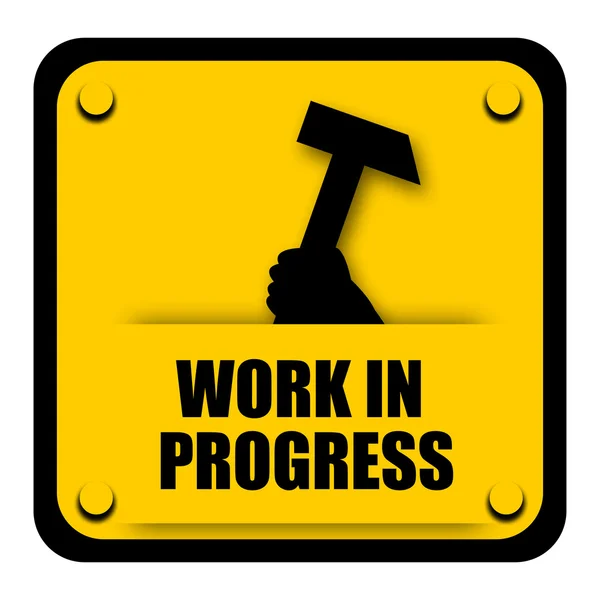 Hard work sign — Stock Photo © Skovoroda #10664212