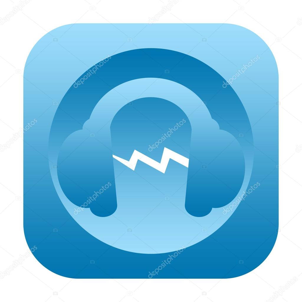 Loud music icon — Stock Photo © Skovoroda #35081607