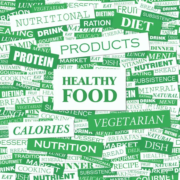 FOOD. Word collage on black background. Stock Vector by ©studiom1 3077314