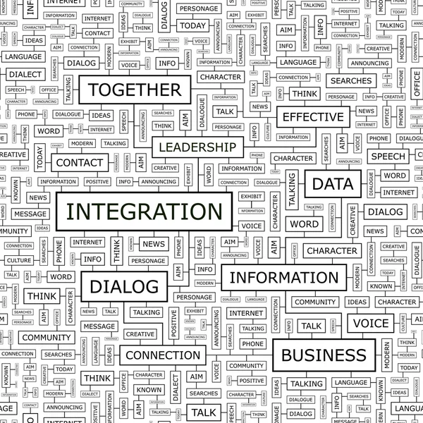 Integration with words Vector Art Stock Images | Depositphotos