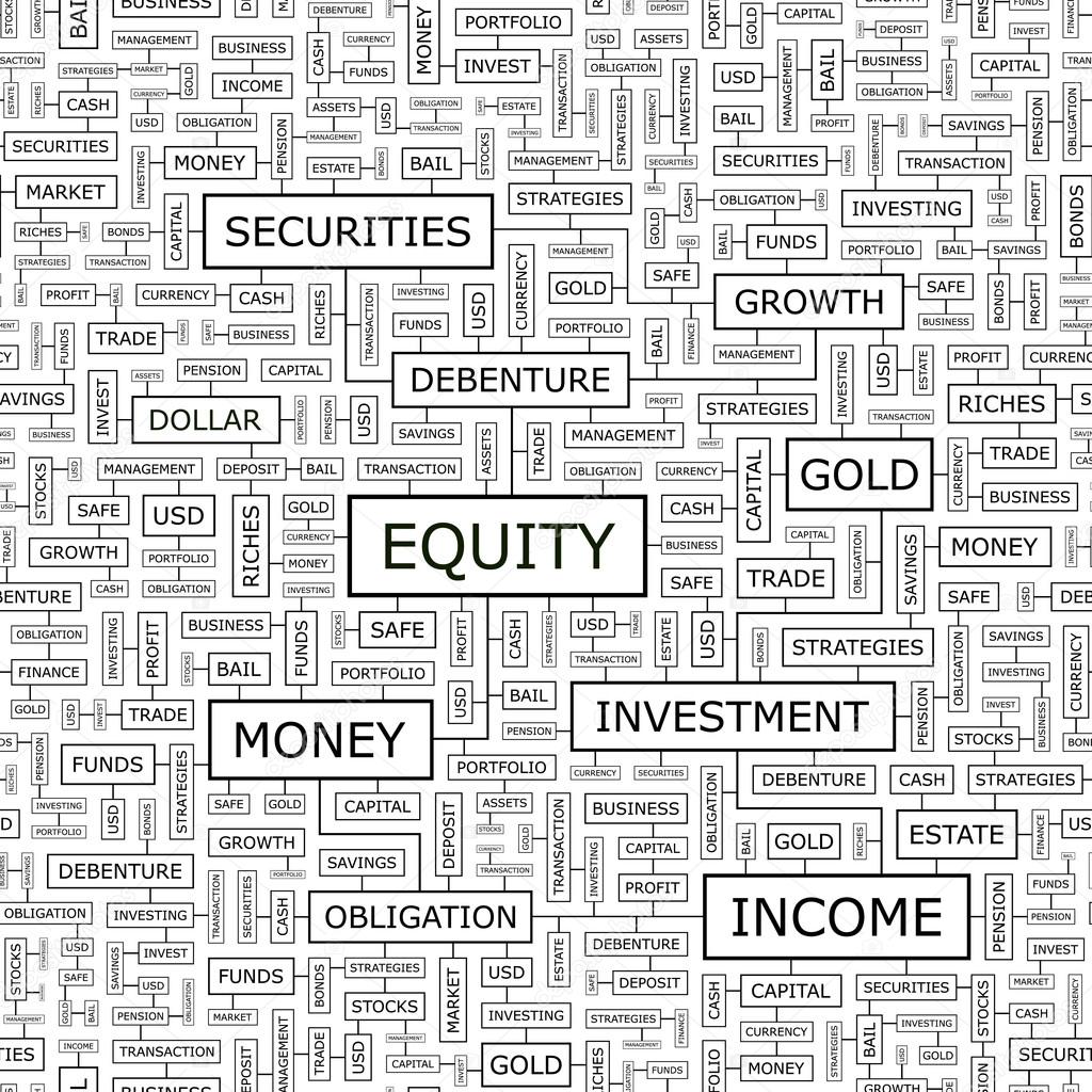 EQUITY. Stock Vector Image by ©studiom1 #26104505