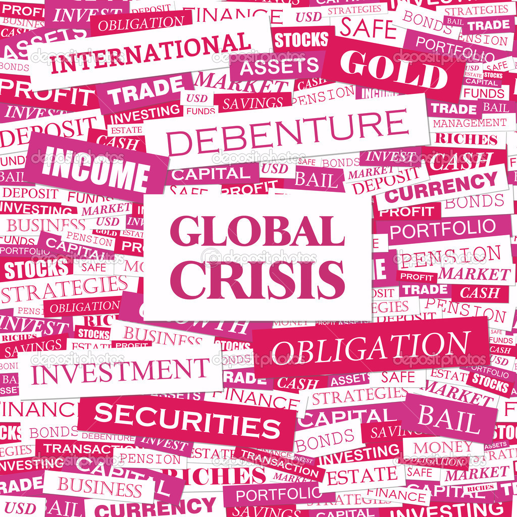 GLOBAL CRISIS. Stock Vector by ©studiom1 26106073