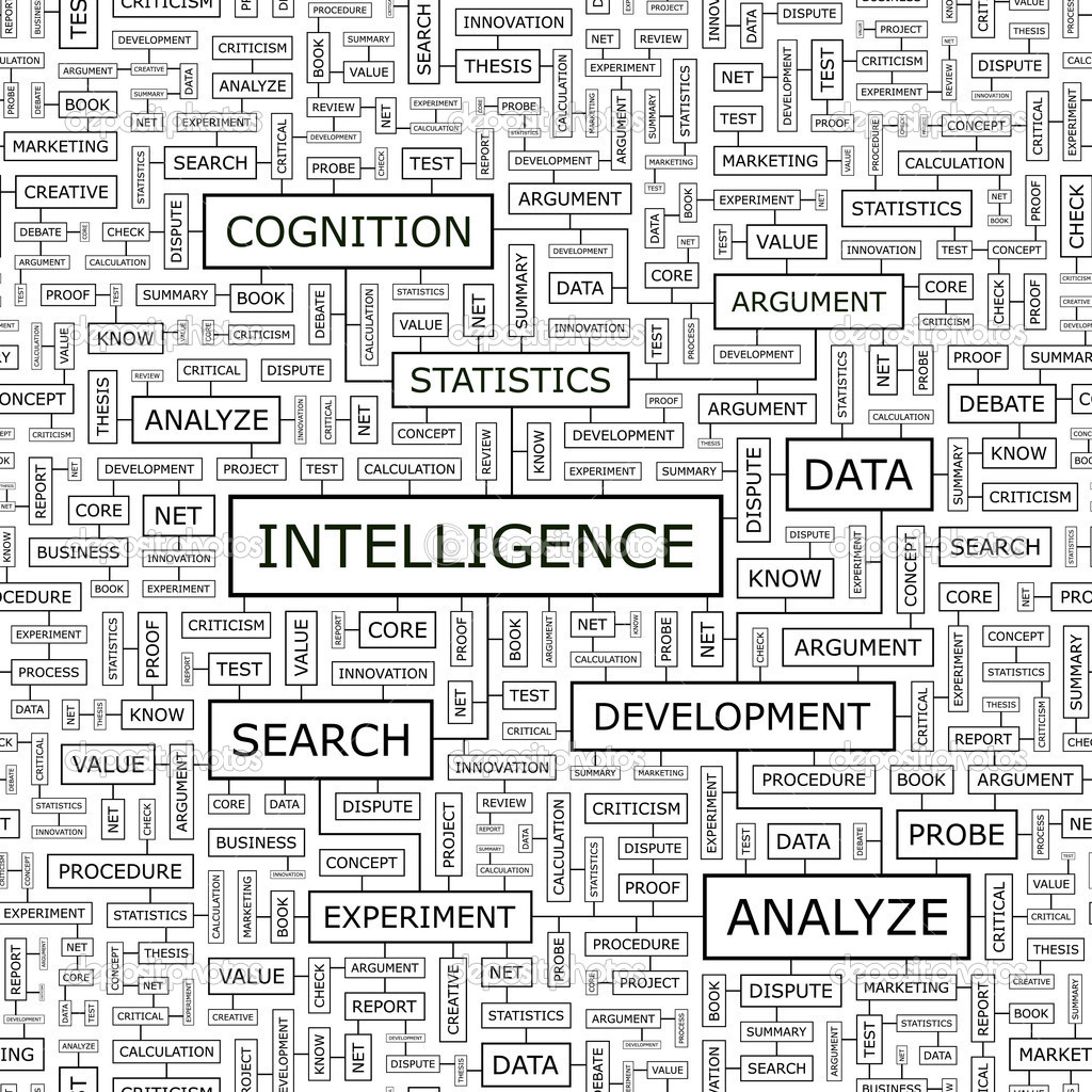 INTELLIGENCE. Stock Vector by ©studiom1 26108665